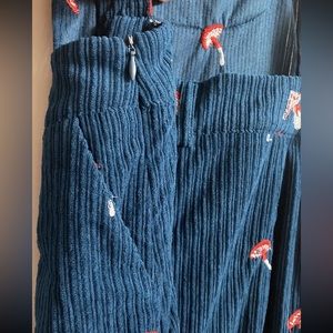 Cider | Pants & Jumpsuits | Nwt Cider Mushroom Print Corduroy Square ...